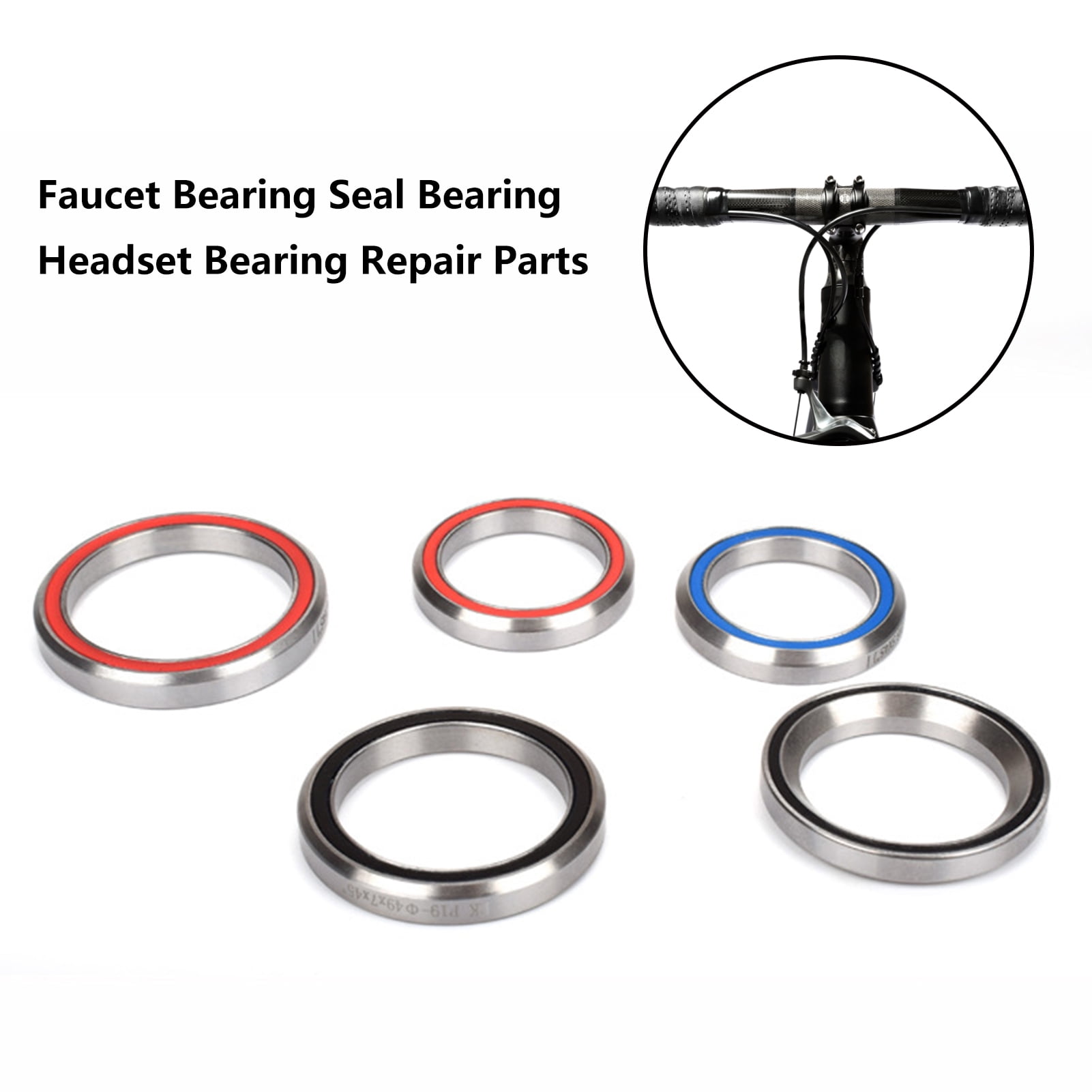 Steel Bike Headset Bearing Well Sealed Anti Rust Tear Resistant Repair ...