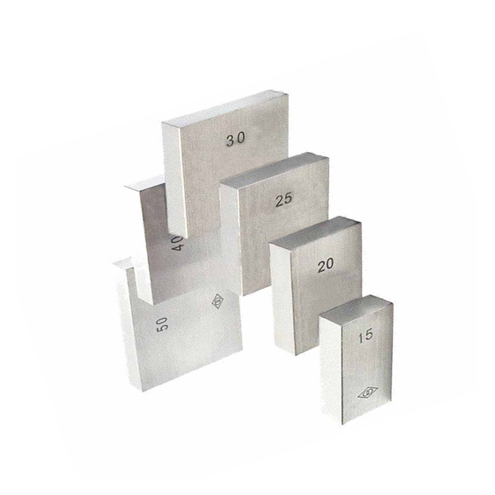 Steel Block Gauge MeasGage Block Steel Square Gage Block 10mm, 20mm ...