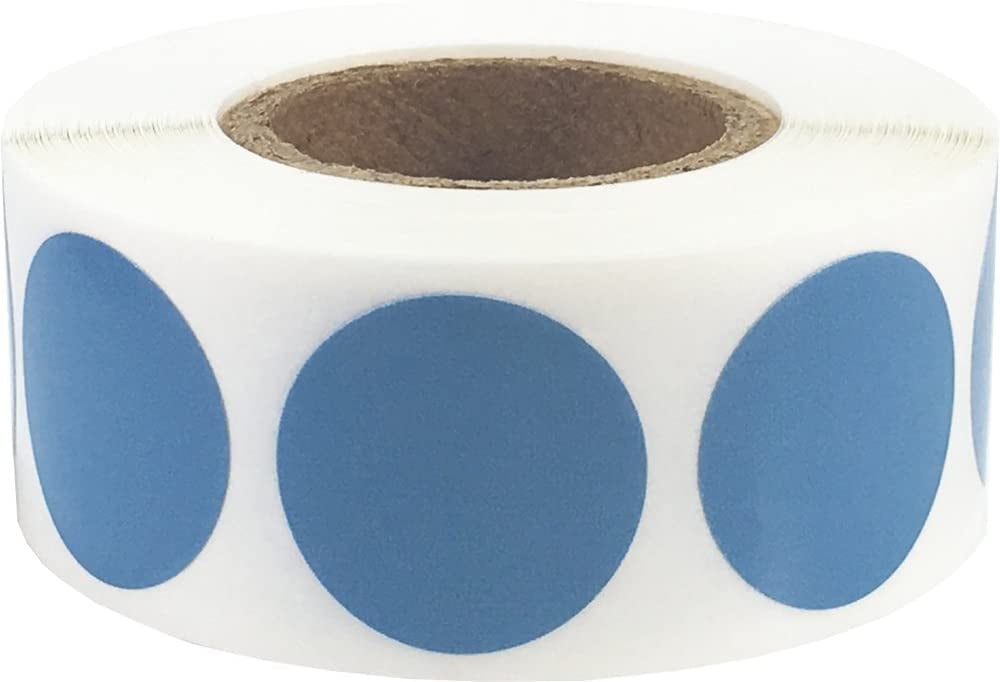Steel Blue Color Coding Labels for Organizing Inventory 19 mm 0.75 Inch ...