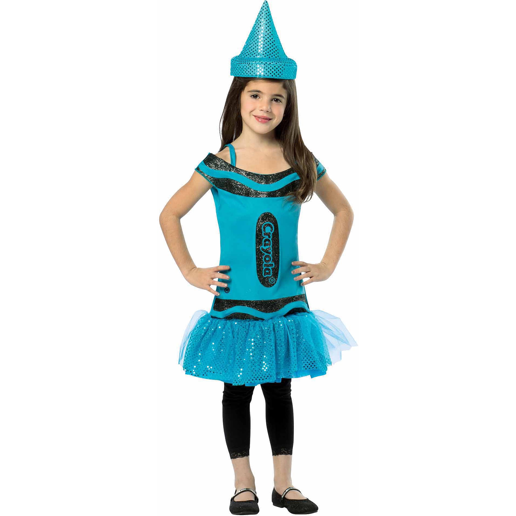 Steel Blue Crayola Child Halloween Costume - Walmart.com