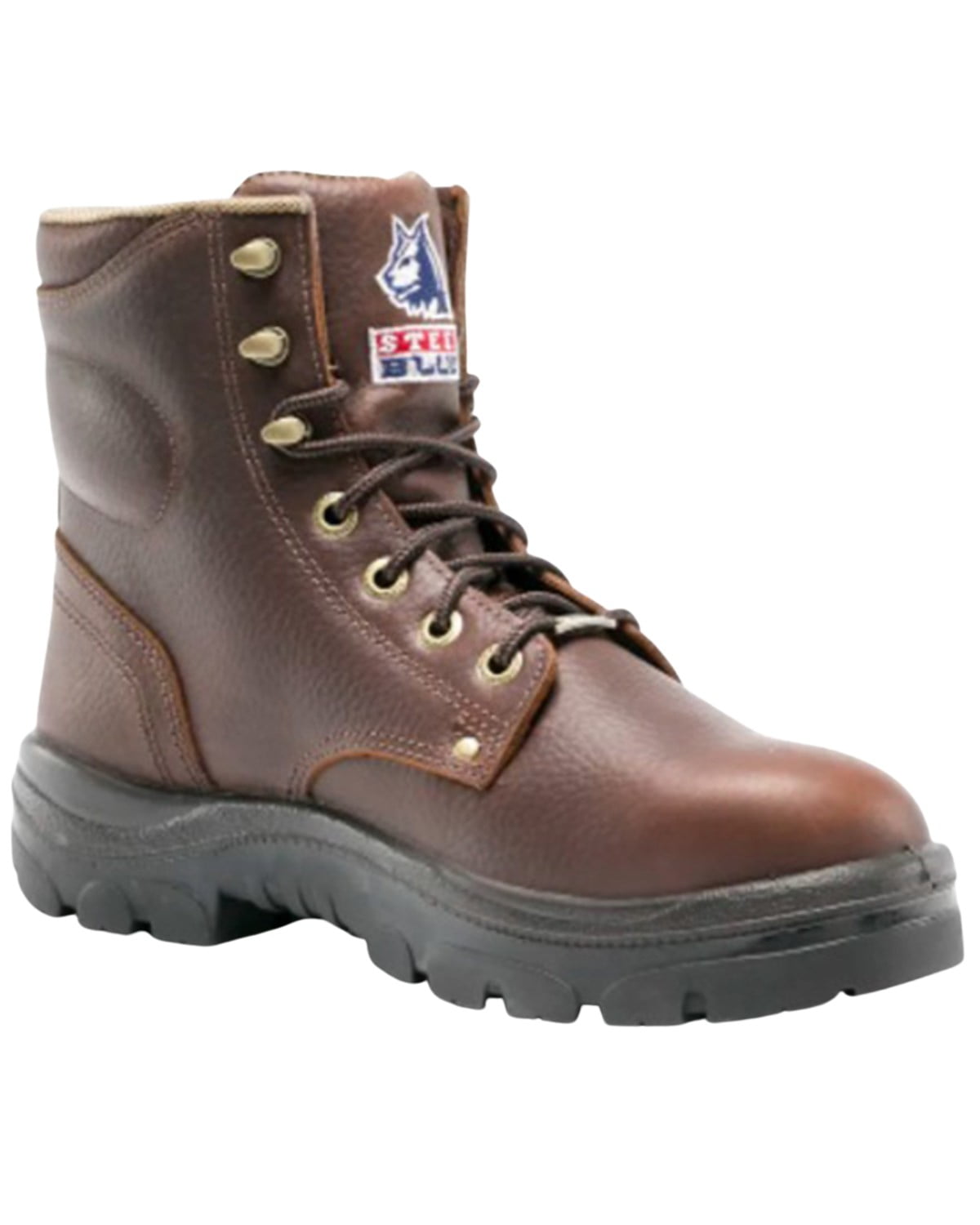 Steel Blue Work Boots Mens Argyle 6 Inch Waterproof Steel Toe - Walmart.com