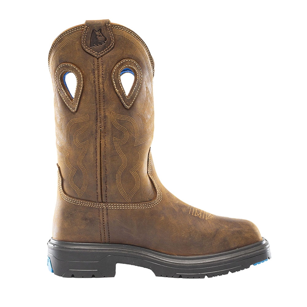 Steel Blue Work Boots Mens Blue Heeler Metguard 10 Inch Waterproof ...