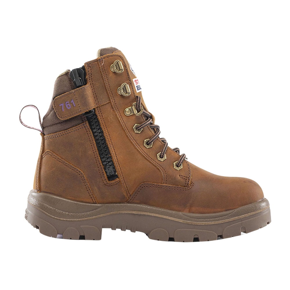 Steel Blue Work Boots Womens Southern Cross 6 Inch Waterproof Wide ...