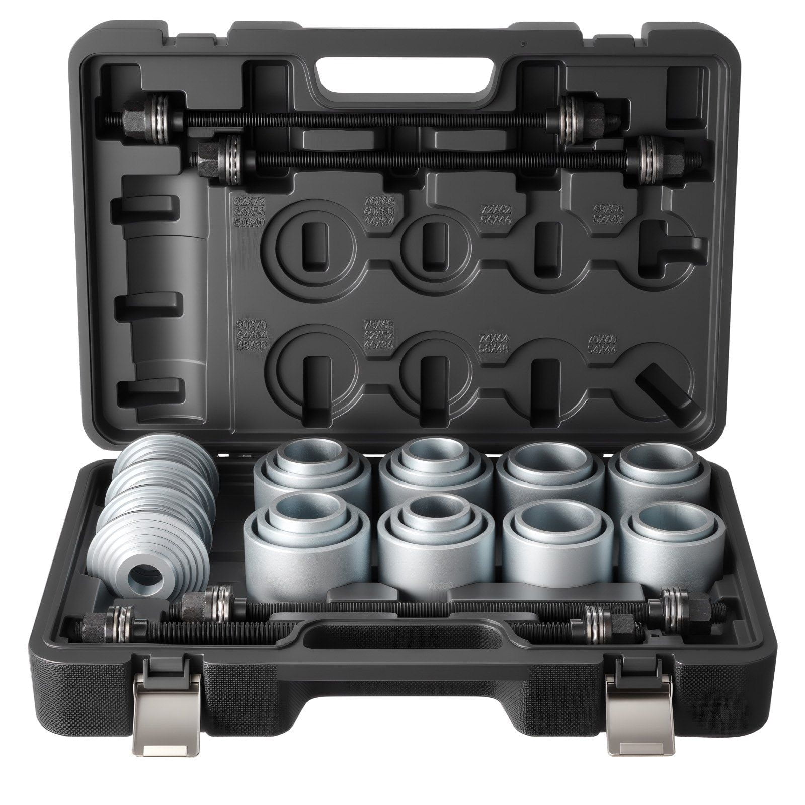 Steel Bushing Tool Kit, 28-Piece Bearing & Seal Puller Set with Case ...