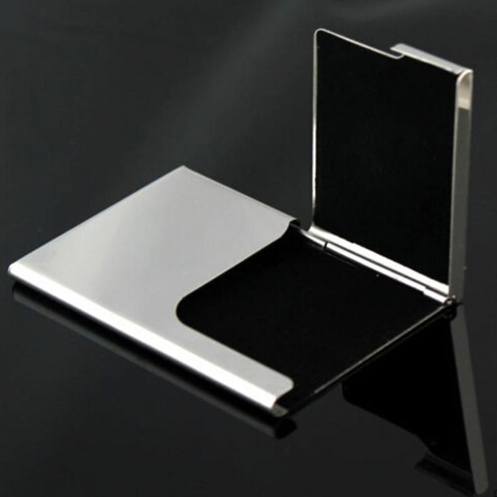 Steel Business ID Credit Card Holder Wallet Metal Box Case Pocket Hot ...