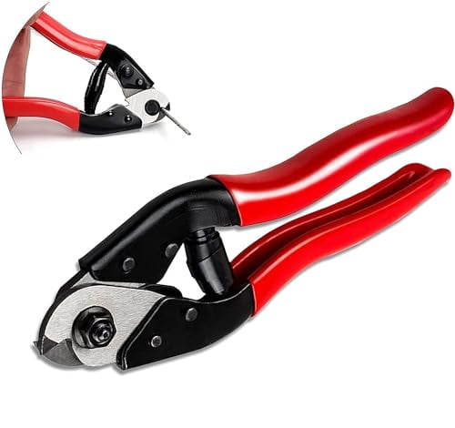 Steel Cable Cutter - Wire Rope Cutter - Bicycle Cable Cutter for Cable ...