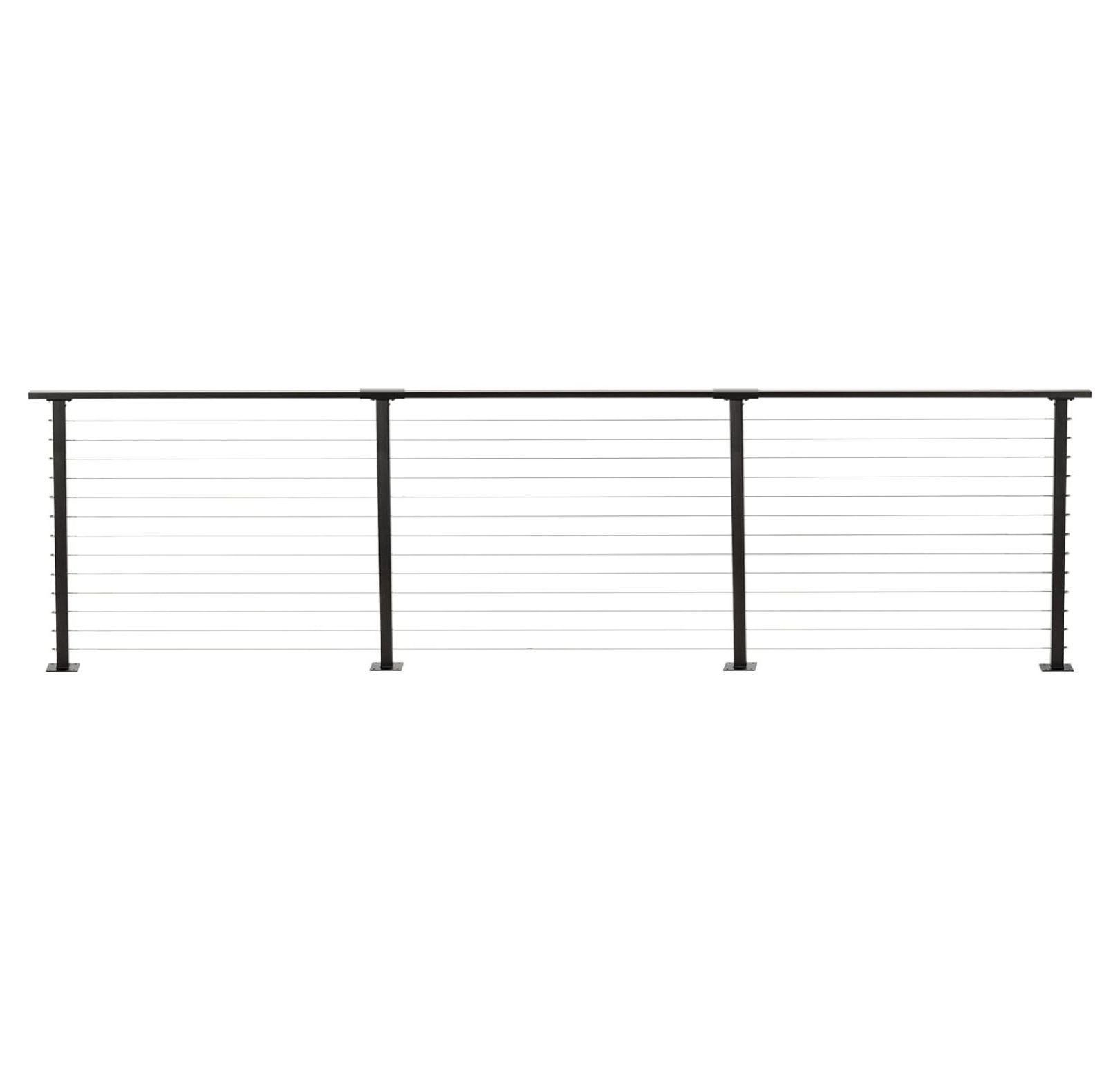 Steel Cable Railing System for Deck Handrails: DIY Complete Kit: Pre ...