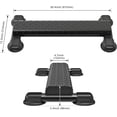 Steel Calf Raise Bar with Wider Anti-Slip Block for Home Gym Workout ...