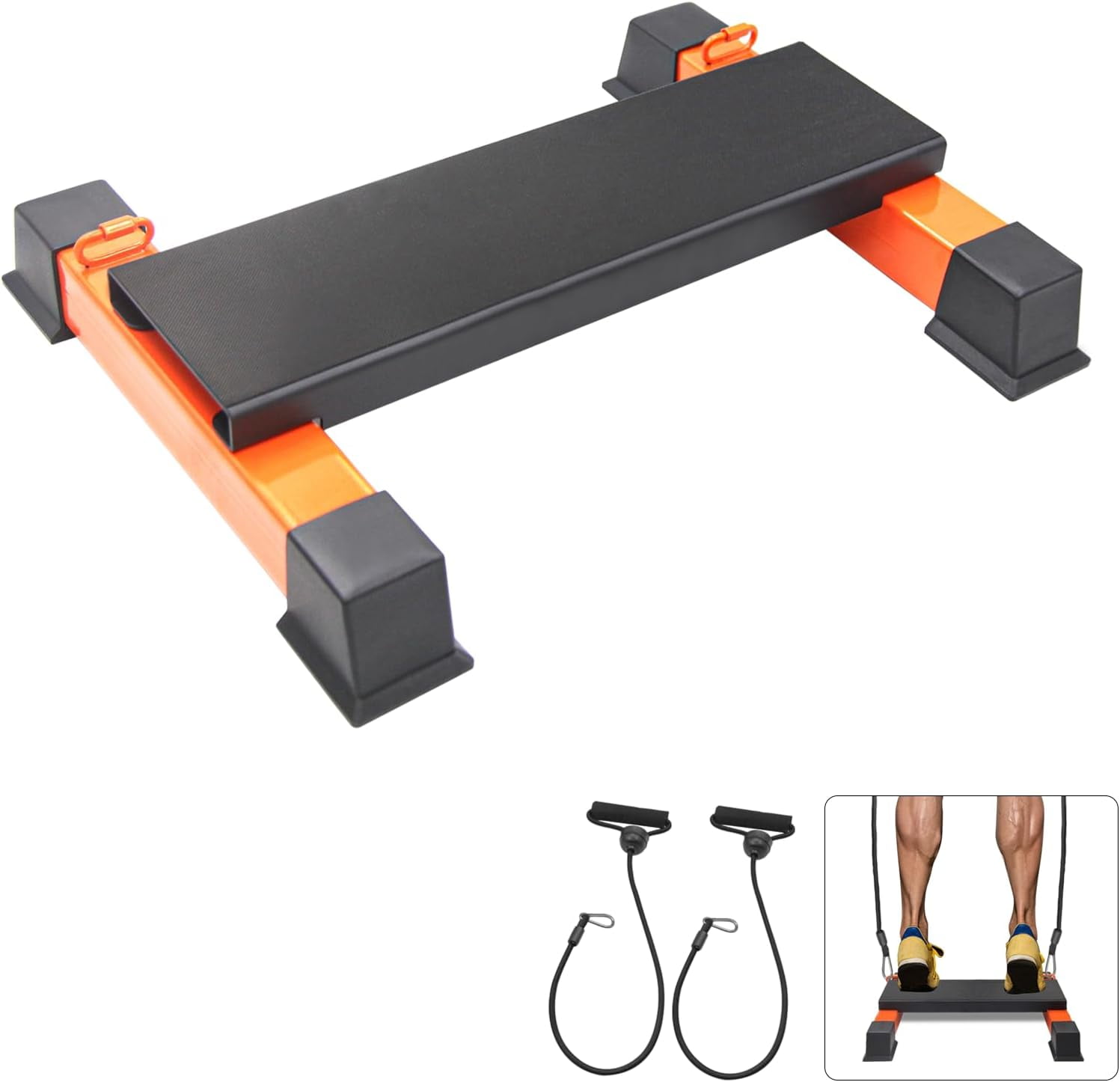 Steel Calf Raise Block, Heavy-Duty Calf Stretcher,Calf Raise Machine ...