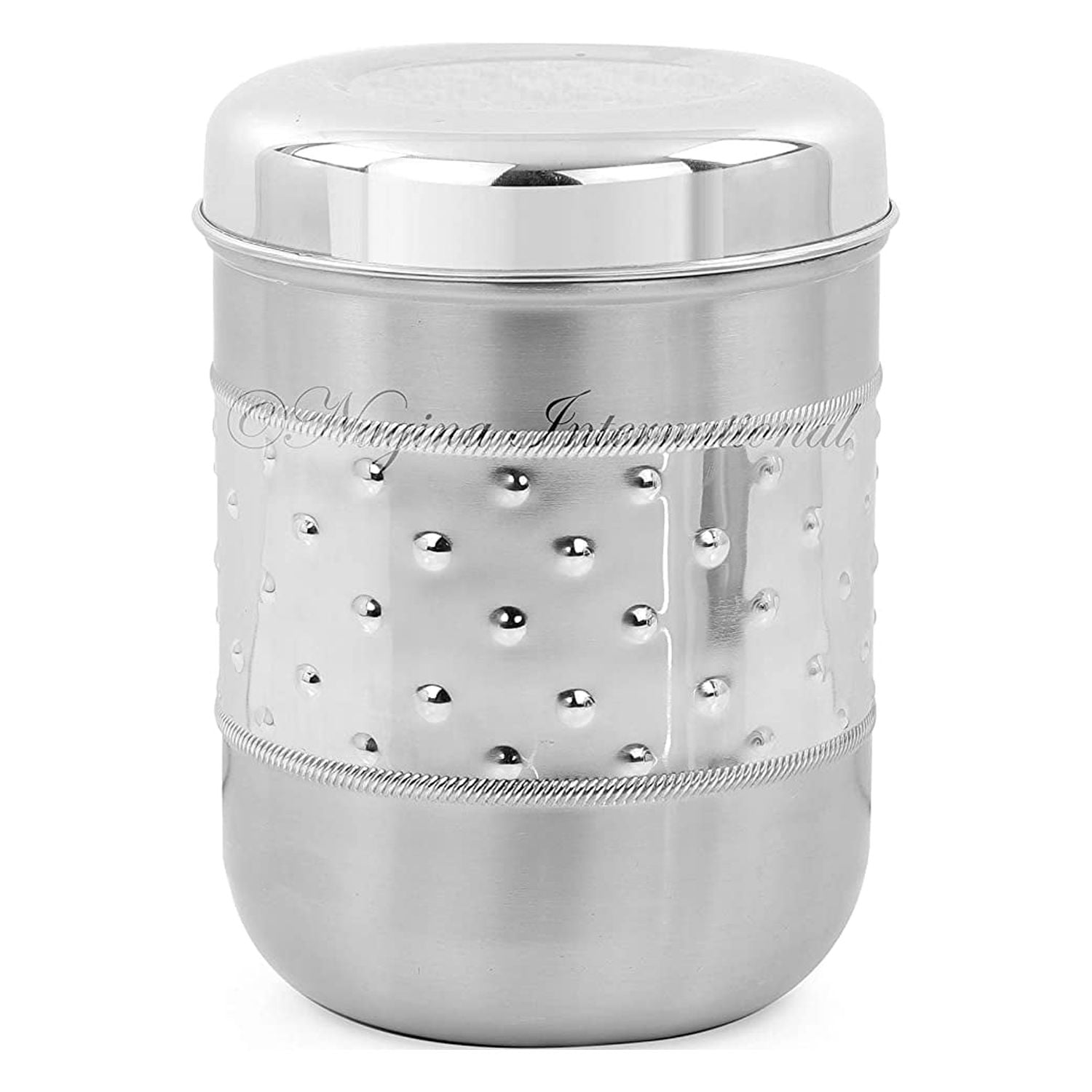 Steel Canister Set For Food Storage | Galvanized Steel Cylindrical ...