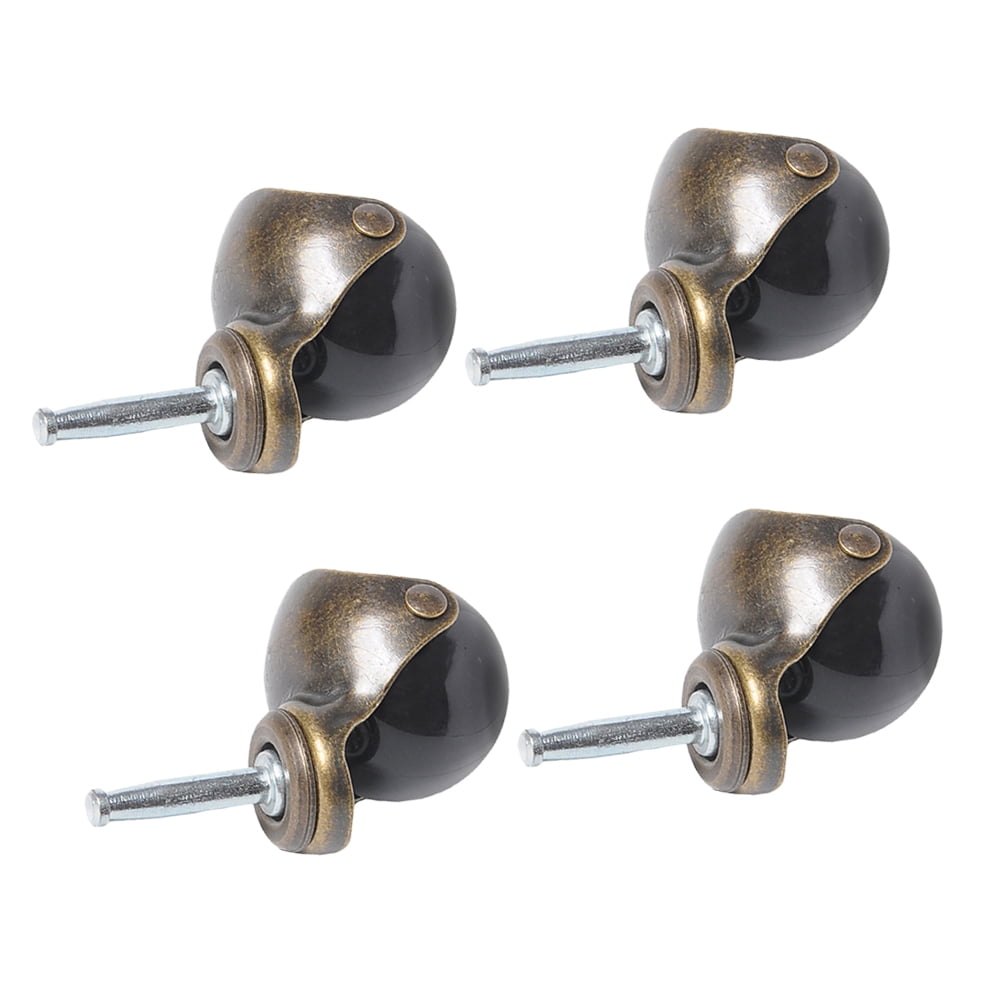 Steel Caster,4Pcs Office Chair Round Swivel Industrial Universal Wheels ...