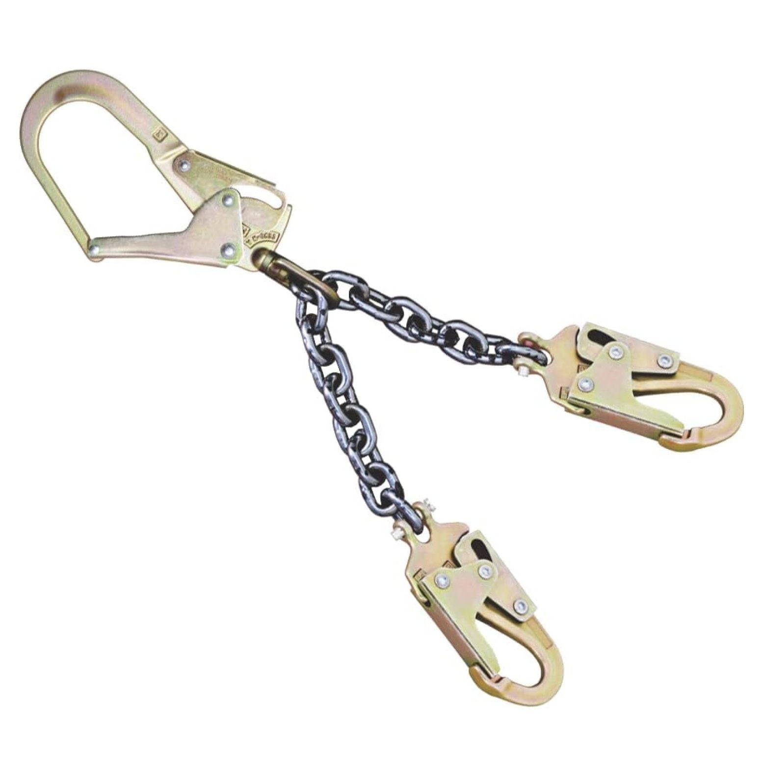 Steel Chain Assembly with Self Locking - ANSI OSHA Compliant ...