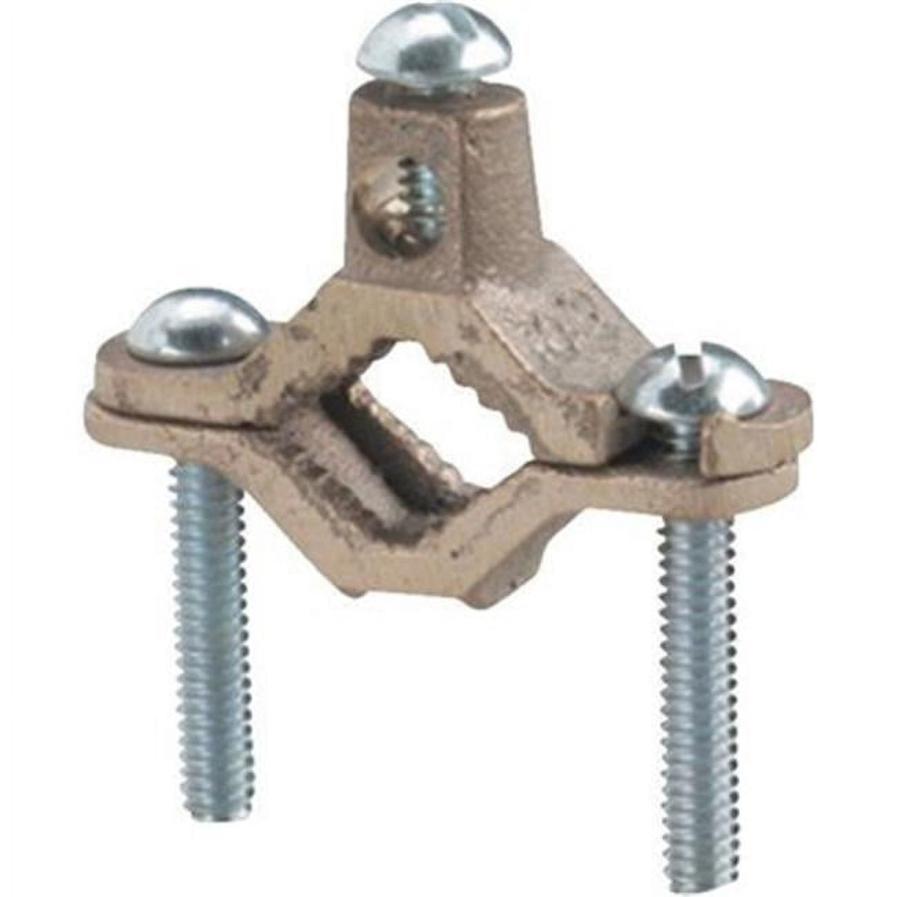 Steel City 1/2 to 1 in. Copper Ground Clamp 1 pk - Walmart.com