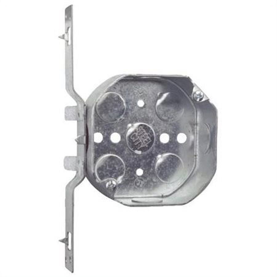 Steel City 3820511 4 in. Octagon Galvanized Steel Electrical Ceiling ...
