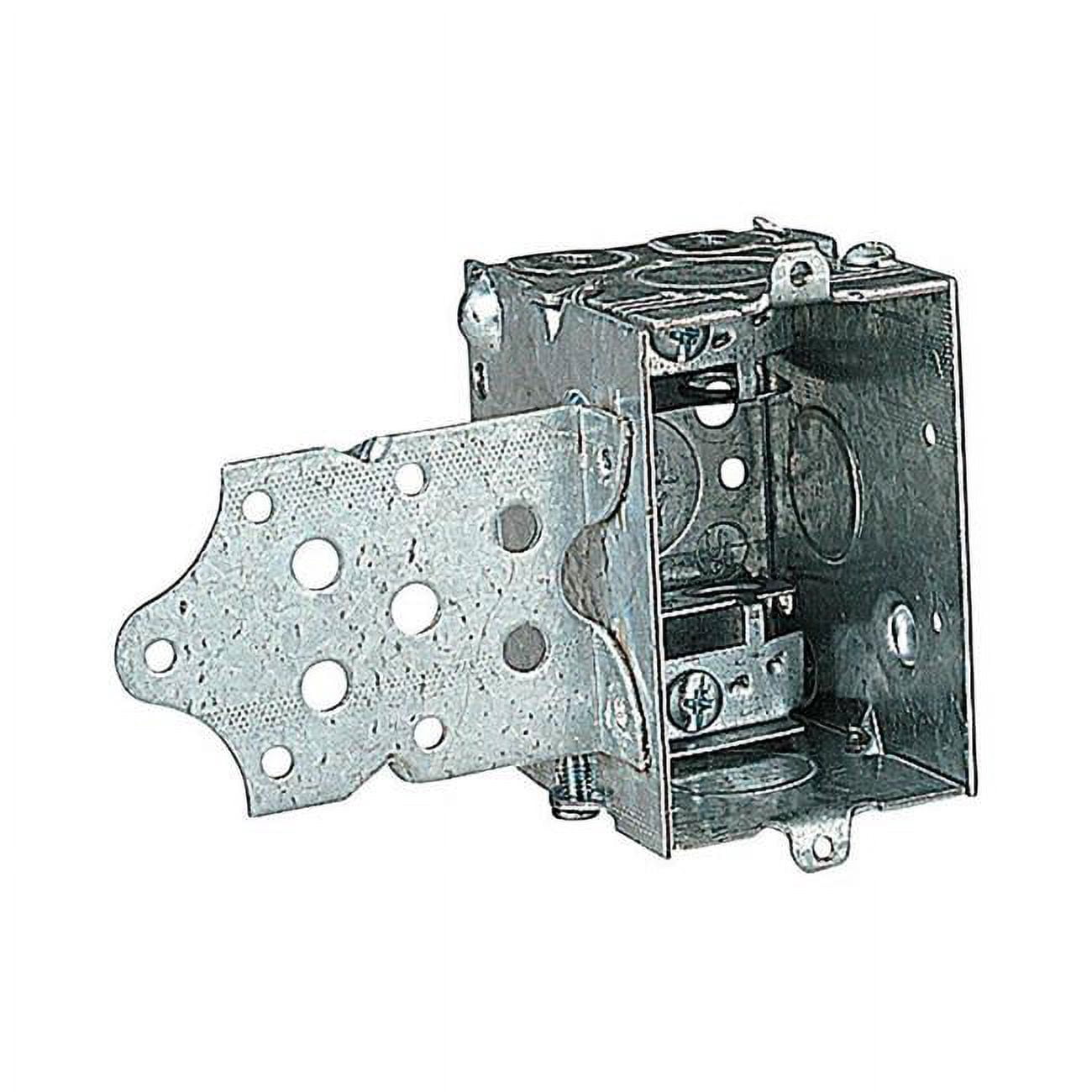 Steel City 3822046 3 in. Rectangle Galvanized Steel 1 Gang Switch Box ...