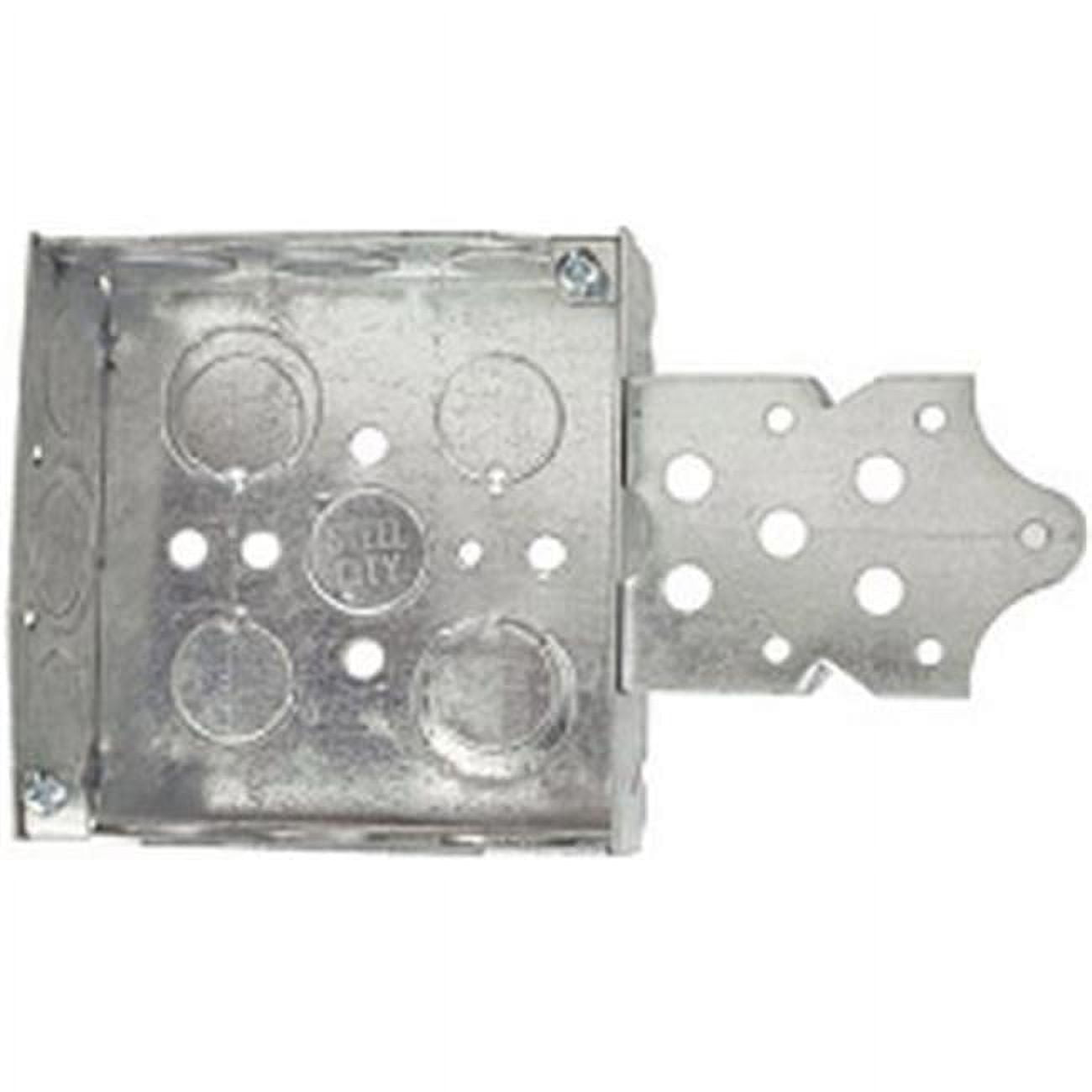 Steel City 52151B1234 Pre-Galvanized Steel Square Box with a B-Bracket ...