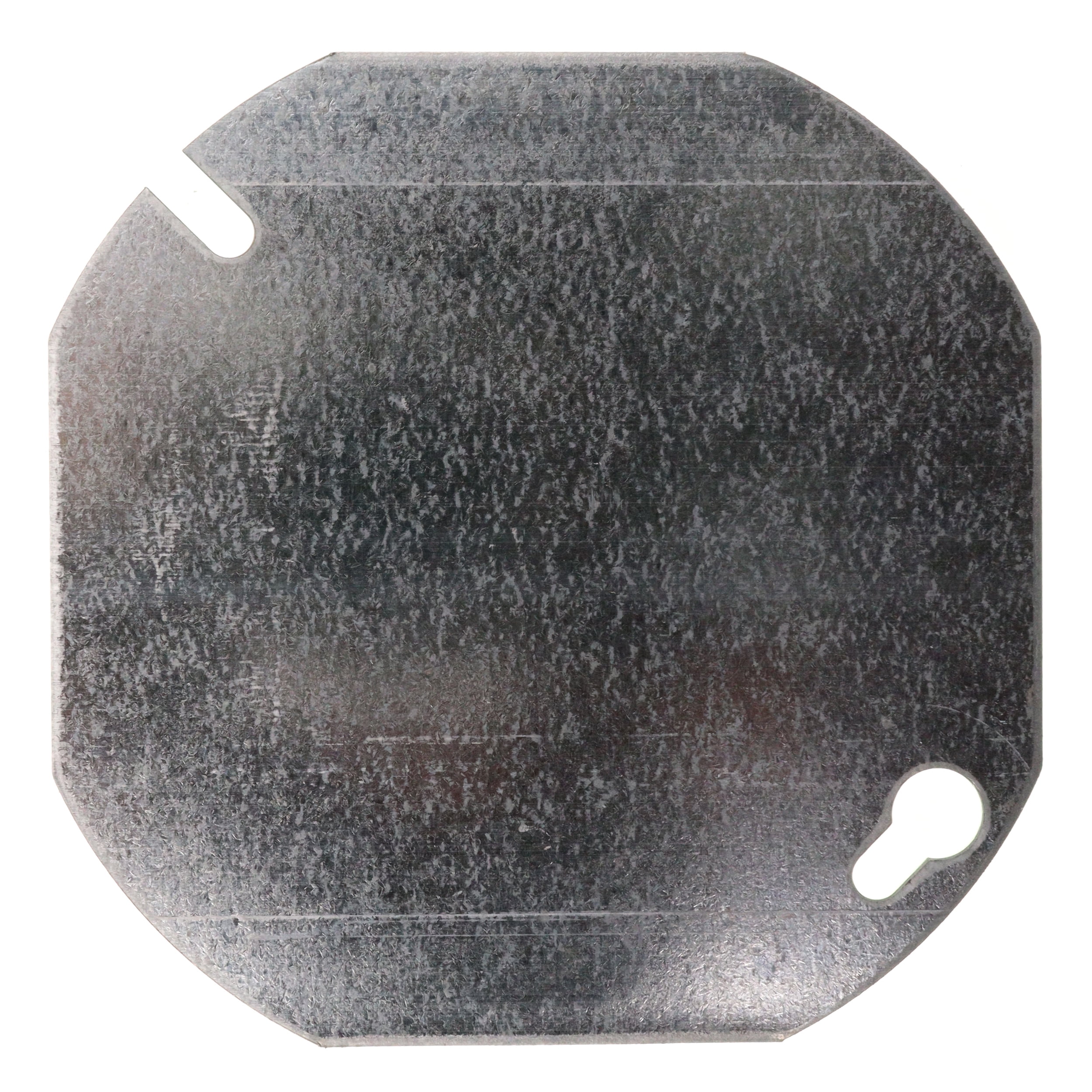 Steel City 54C1 Outlet Box Cover, Octagon, Flat, Blank, 4-Inch Diameter ...