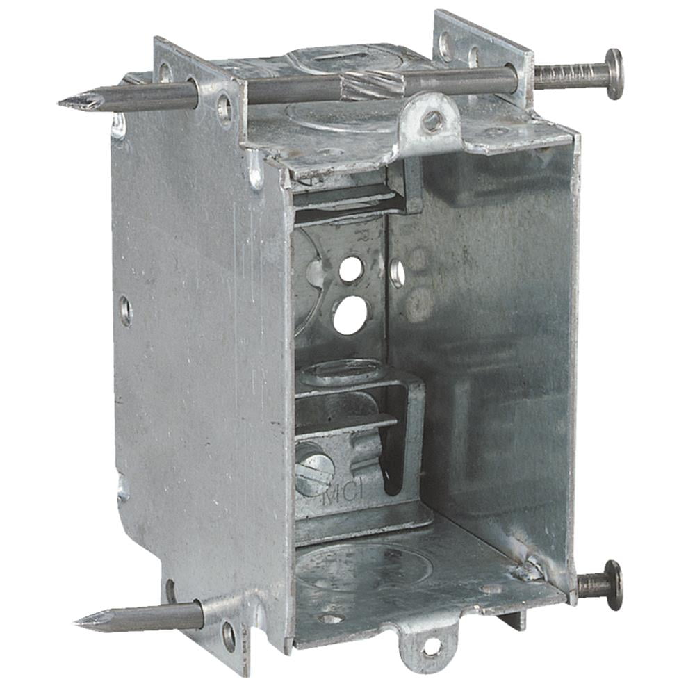 Steel City A257-25 Non-Gangable Switch Box, Steel, 3" x 2" x 2-1/2 ...