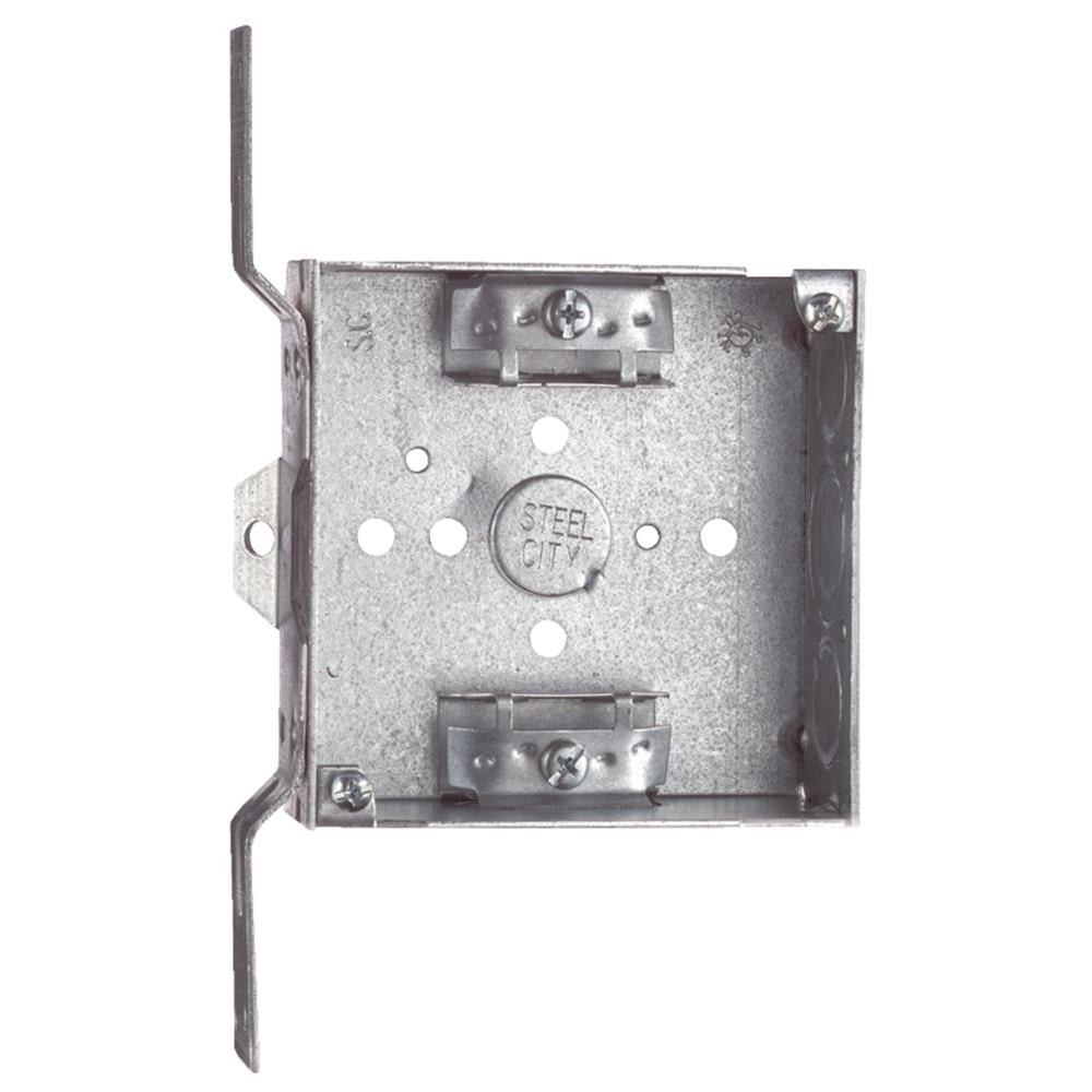 Thomas & Betts Armored Cable Square Box - Steel - Silver - Walmart ...