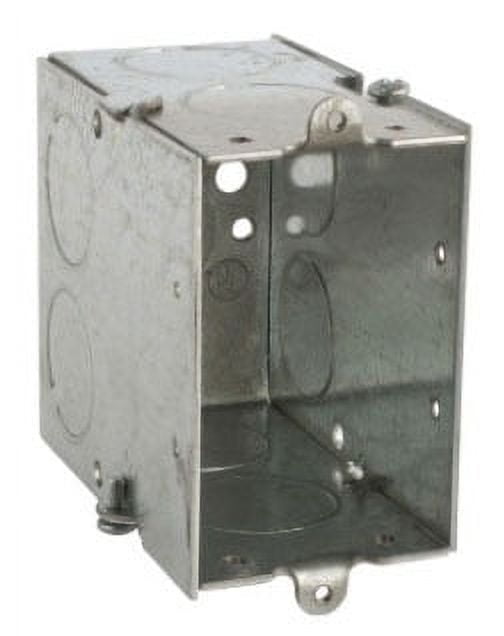 Steel City CYLE 3/4, Electrical Switch Box, Gangable 18Cu 3/4Ko Stl, 1 ...