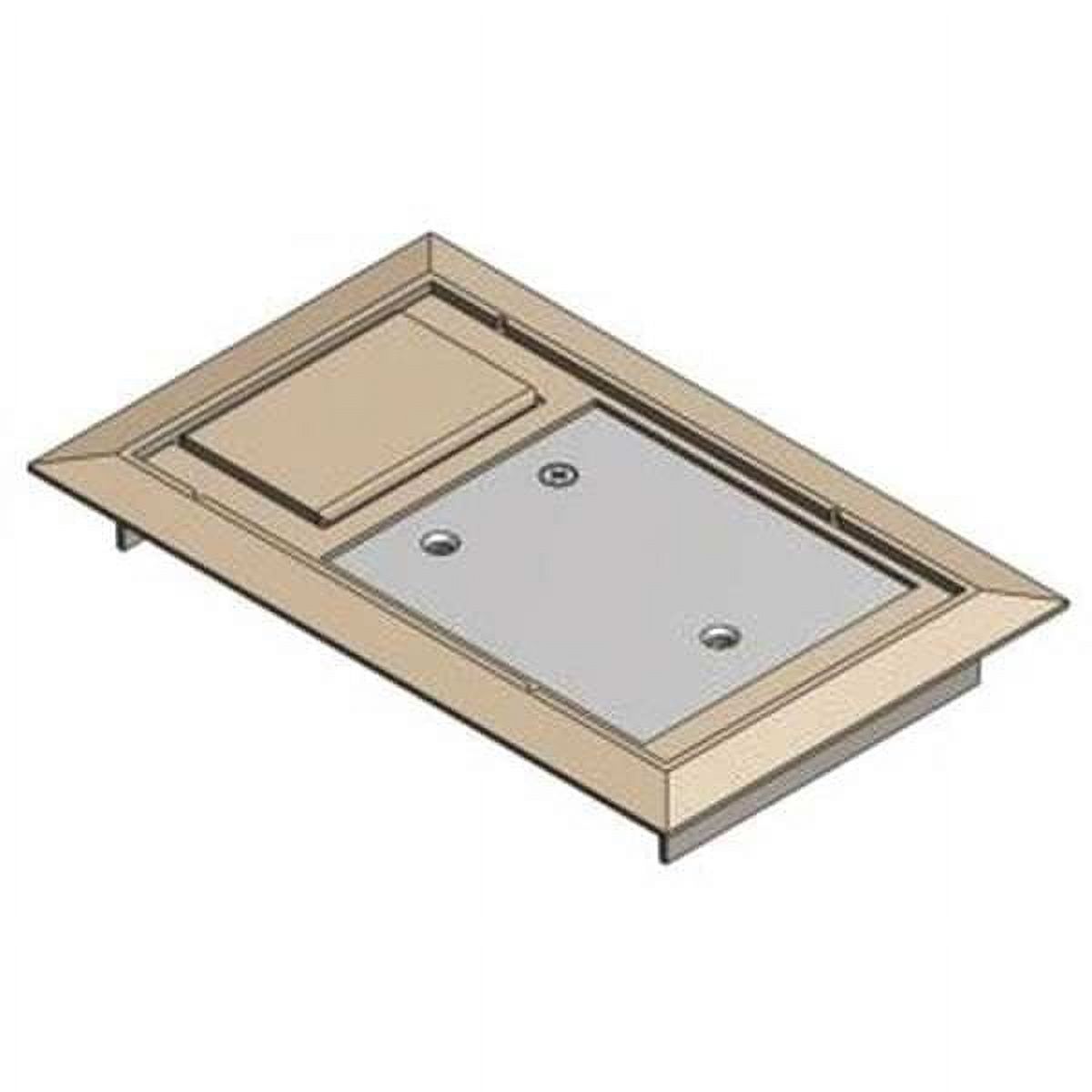 Steel City Floor Box Cover,8-1/8 in.,Beige 664-CST-SW-BGE - Walmart.com