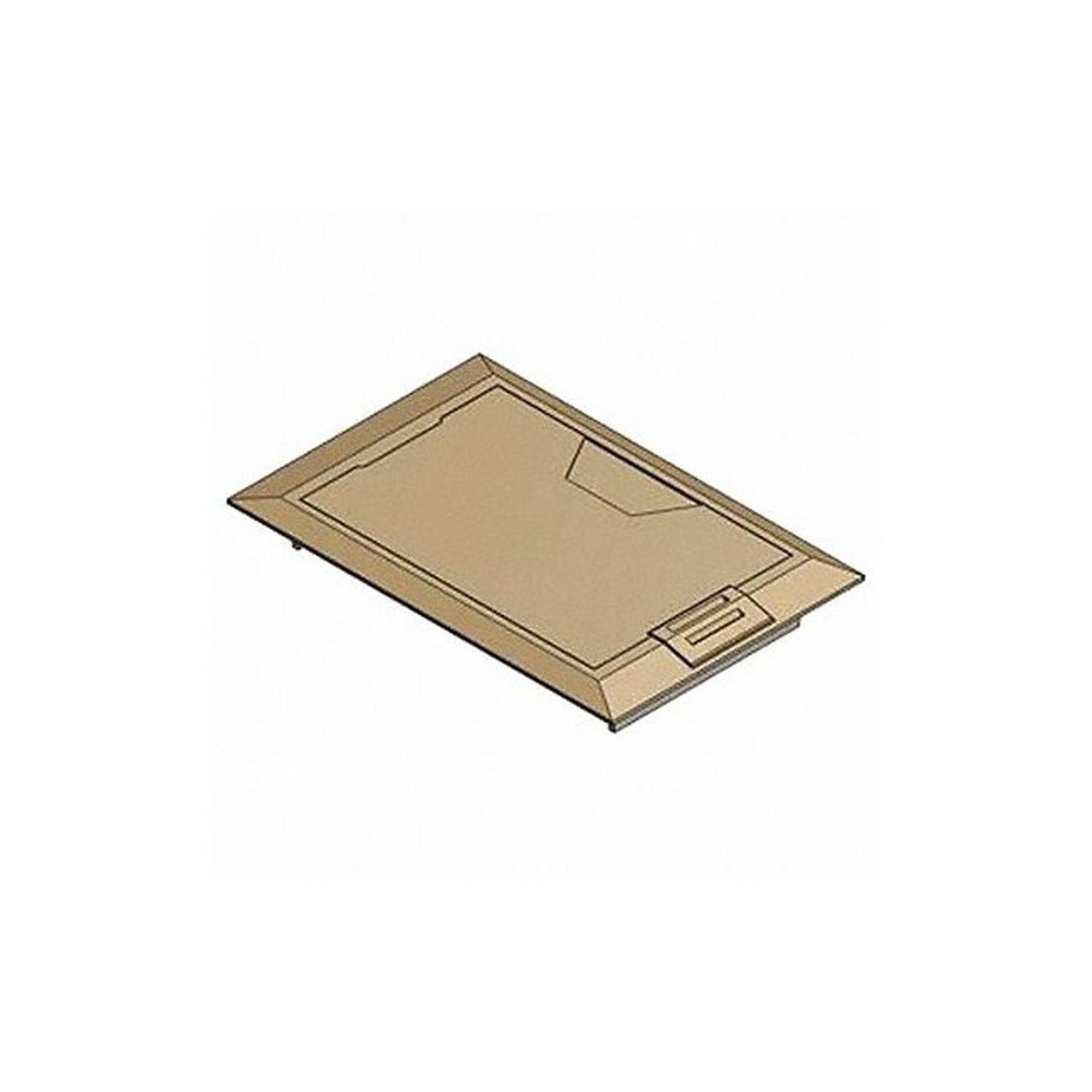 Steel City Floor Box Cover,8-3/8 in.,Brass 664-CST-M-BRS - Walmart.com