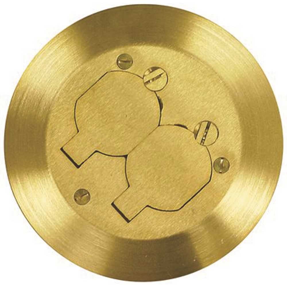 Free Shipping! Steel City P 60 CACP 5-3/4 in. Dia Floor Box Cover Brass ...