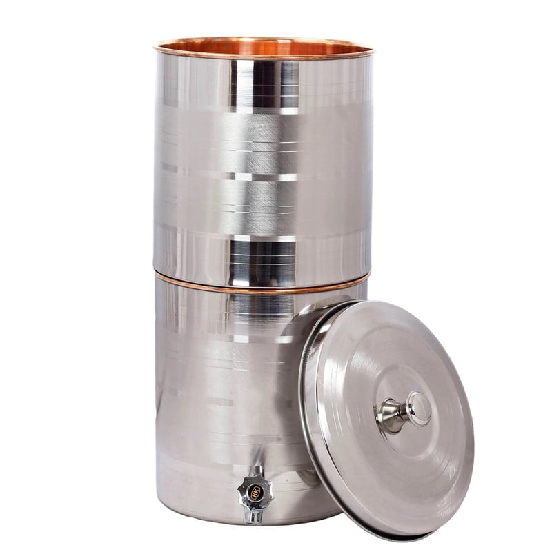 Steel Copper Luxery Design Filter Water Dispenser Pot With Candle ...