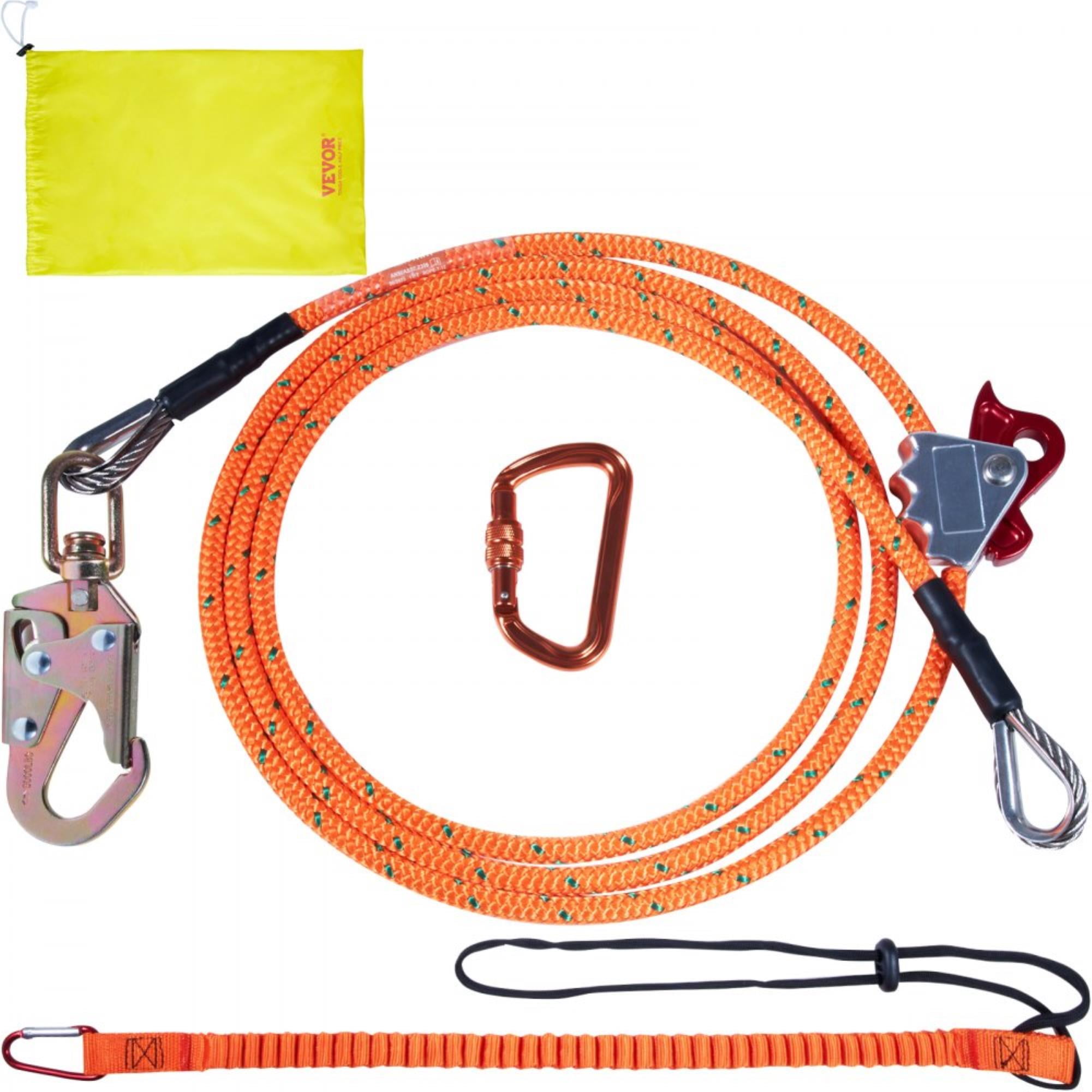 Steel Core Arborist Flipline 1/2 x 8' with Alloy Steel Snap Hook ...