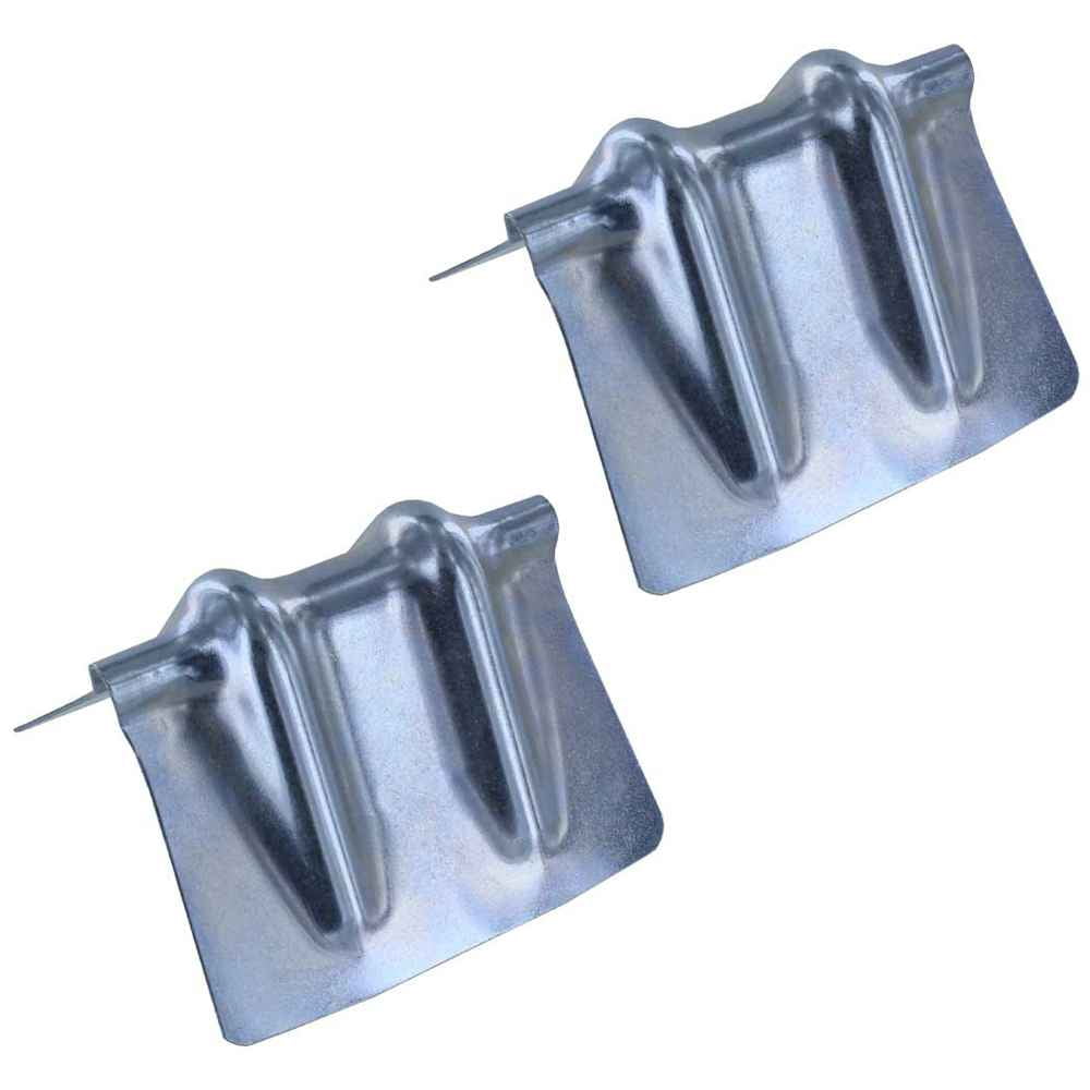 Steel Corner Protector w/ Galvanized Groove - 2 Pack - Walmart.com