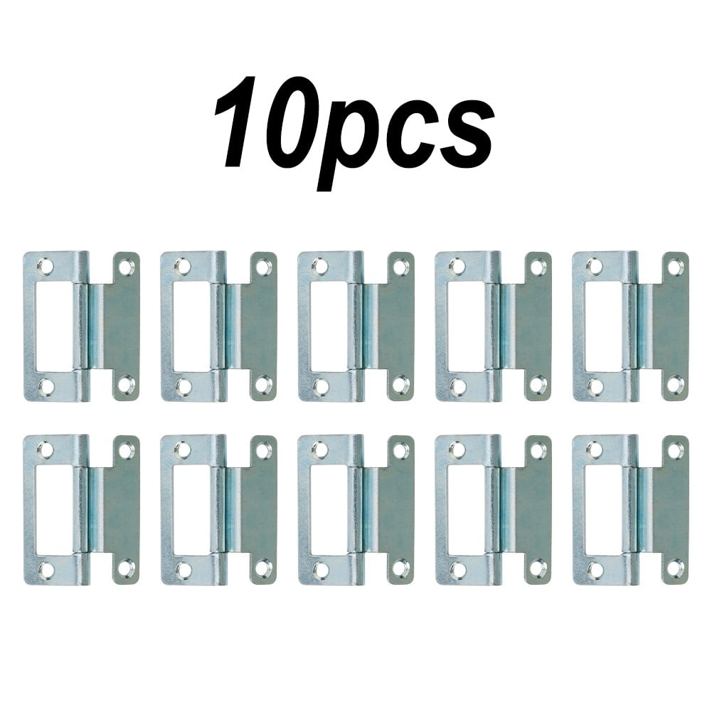 Steel Cranked Flush Hinge for Cupboard Door - 2/5/10pc Set for Camping ...