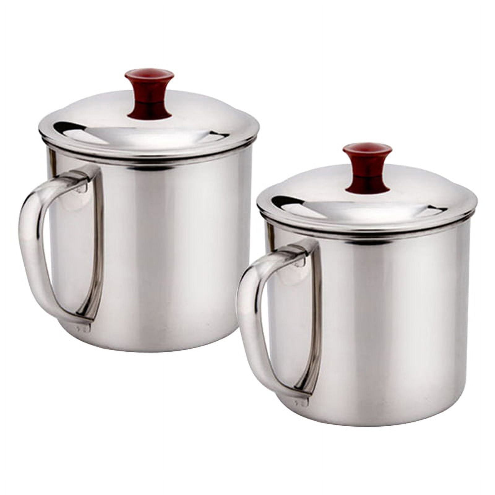 Steel D Shape Handle Cup Water Mug .Food MMKK 500ml U0F8 Mug Z1F3 S2Z9 Capa J2J3 - Walmart.com