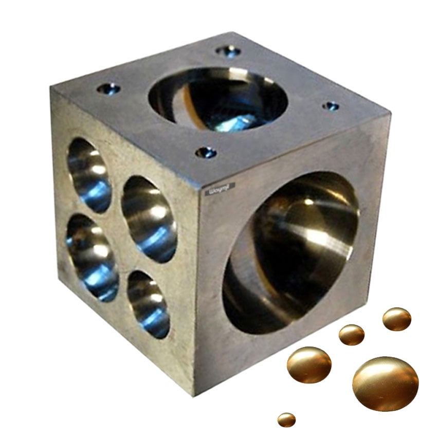 Steel Dapping Block 2" Square Cube Punch and Form Doming Jewelry Making ...
