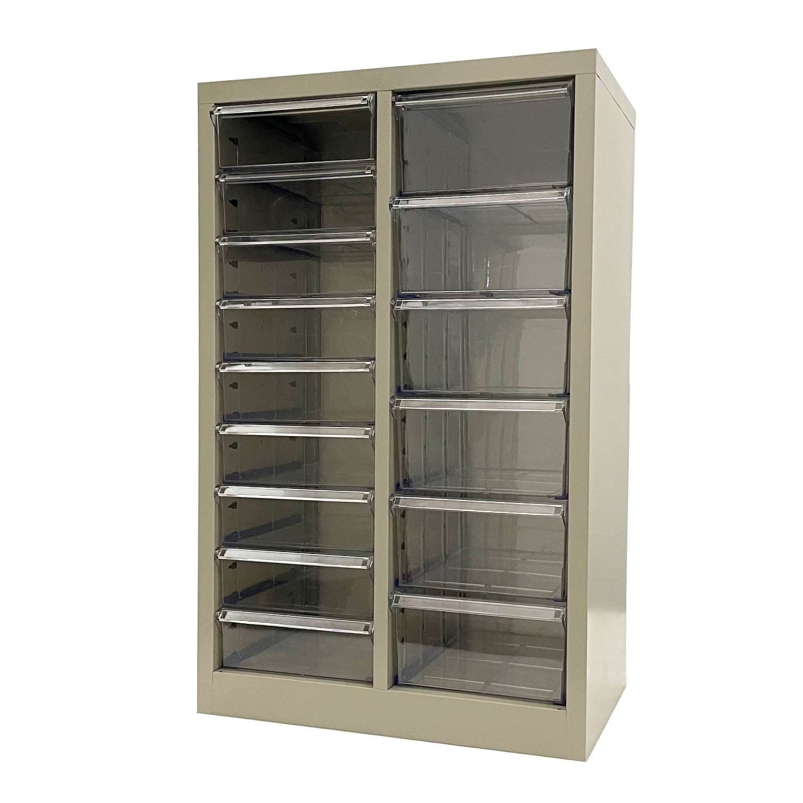 Steel Document Storage Cabinet Filing Office Drawer 15 Plastic Drawers ...