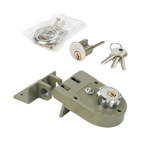 Steel Door latches Lock Resistant Lock for Vintage Push Pull Mechanism ...