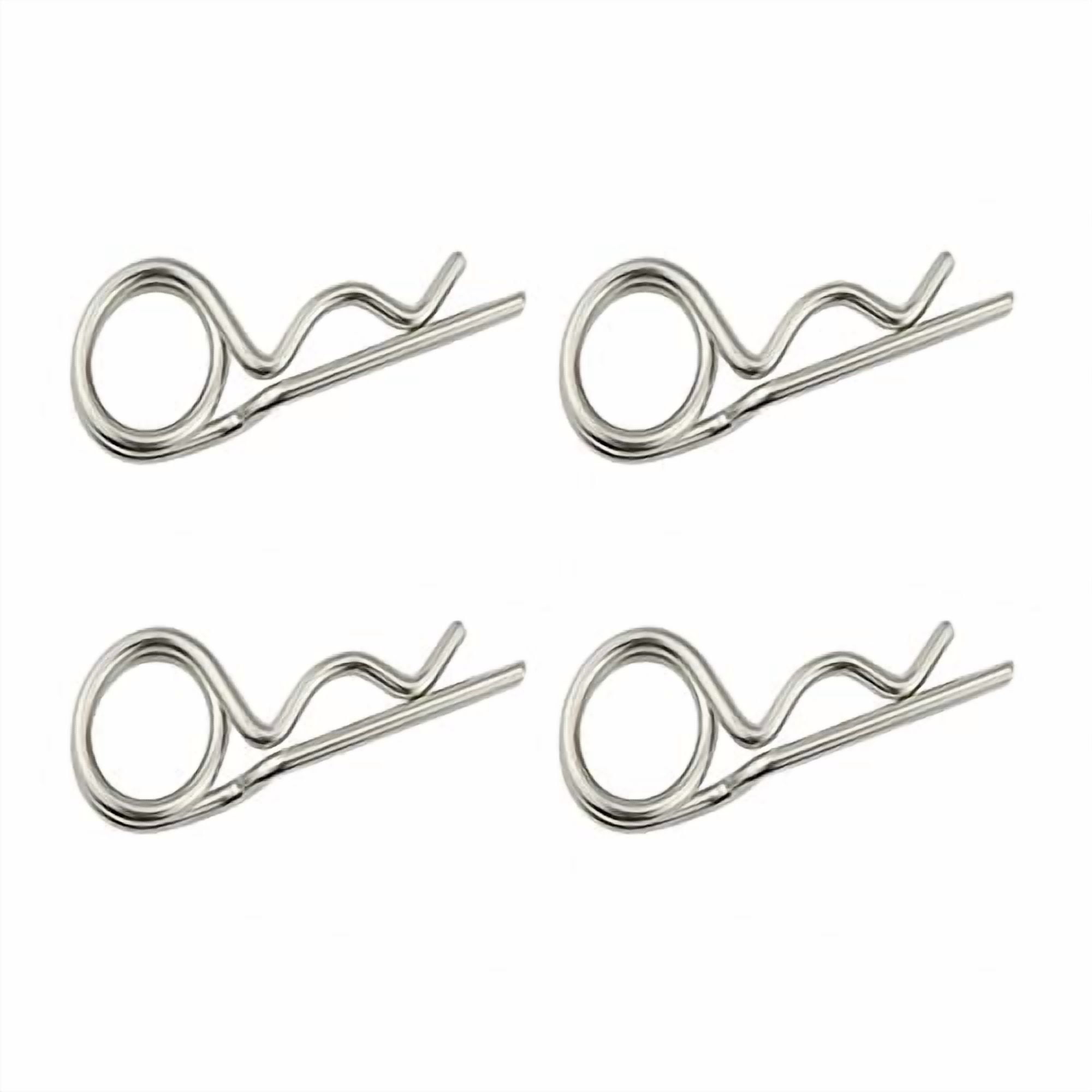 Steel Double Loop Hitch Pin Clip Various Size Fasteners, Multi-Use ...