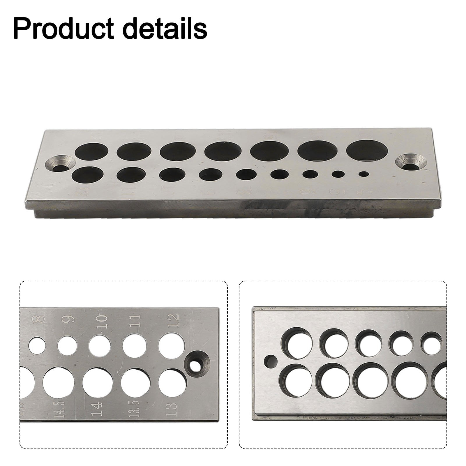 Steel Dowel Plate Dowel Plate 16 Holes Dowel Maker Steel Plate Wood ...