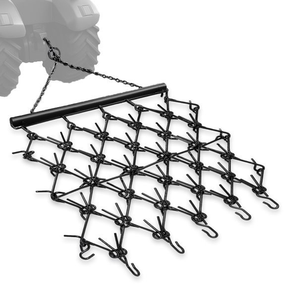 Steel Drag Harrow 4X4FT Heavy Duty Chain For ATV UTV Tractor Leveling ...