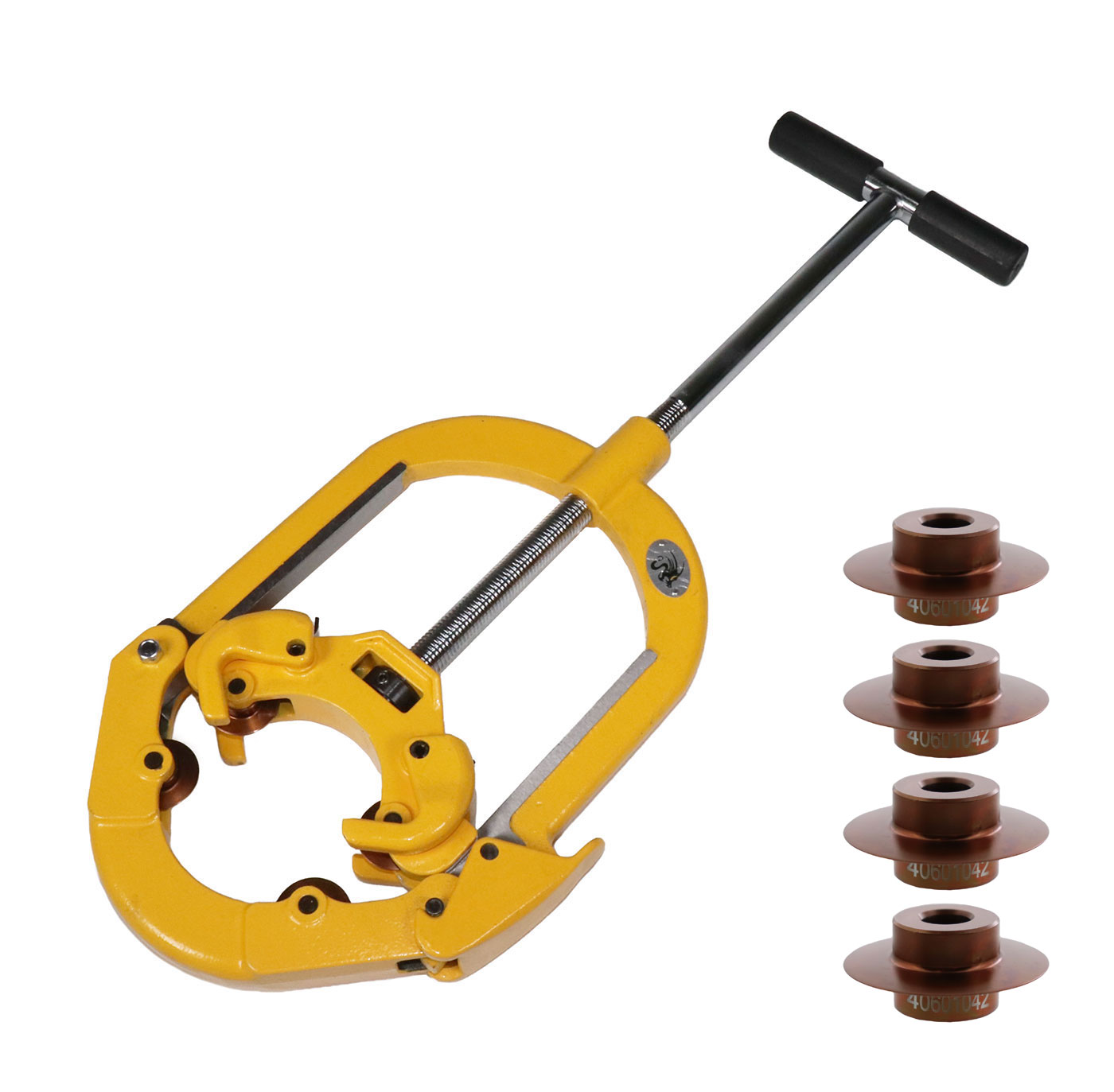 Steel Dragon Tools® H6 Hinged 4" to 6" Pipe Cutter with (4) Extra ...