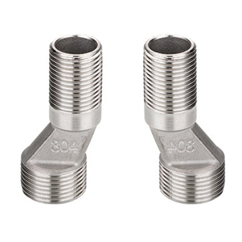 Steel Eccentric Connection Pieces Wall Faucet Connectors set for Wall ...