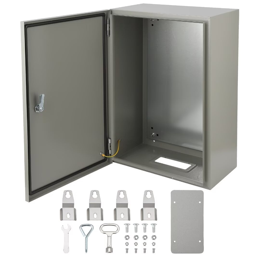 Steel Electrical Box, 24x16x10" Electrical Enclosure Box with Lock ...