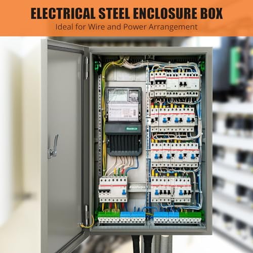 Steel Electrical Box, Outdoor Junction Box 24x16x10'', Electrical ...