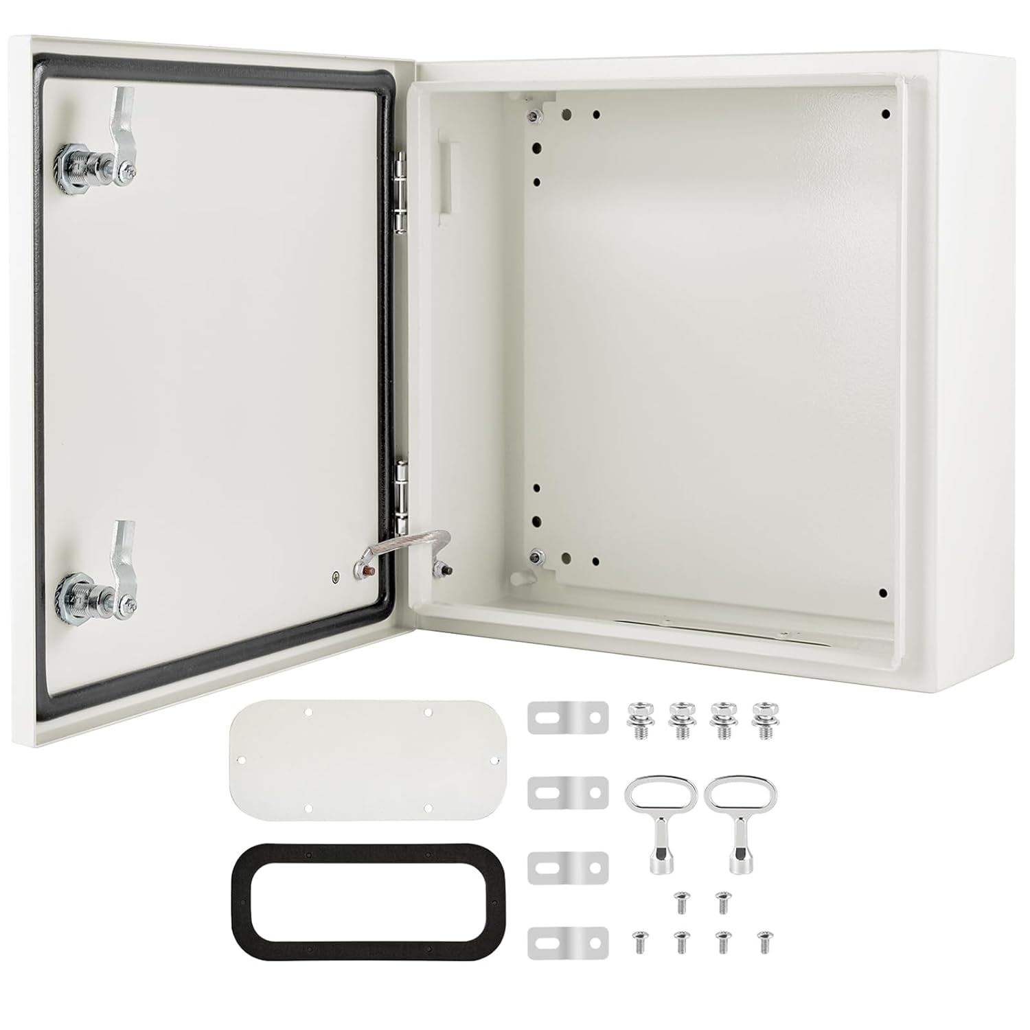 Steel Electrical Junction Box 16'' x 16'' x 6'', Waterproof Outdoor ...