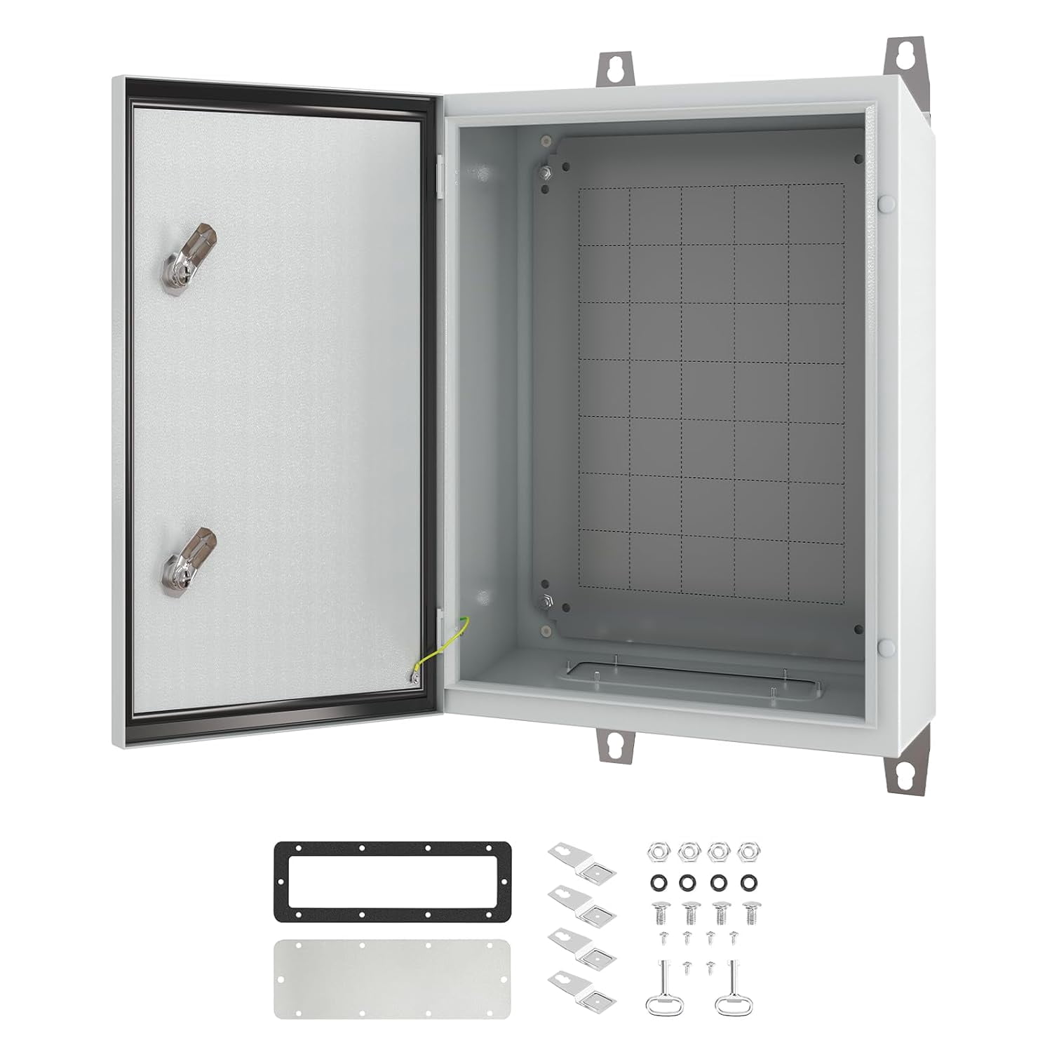 Steel Electrical Junction Box Waterproof -Indoor&Outdoor 20 x 16 x 10 ...