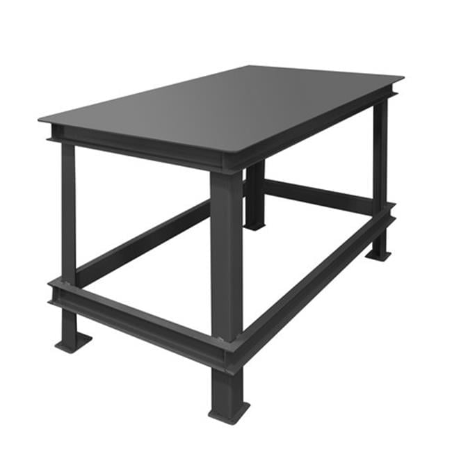 Steel Extra Heavy Duty Machine Table - Gray - 60 x 36 x 30 in ...