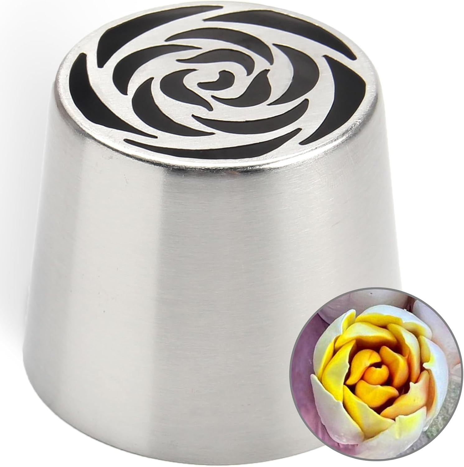 Steel Extra Large Cherry Pattern Icing Tip,Extra Large Russian Piping ...