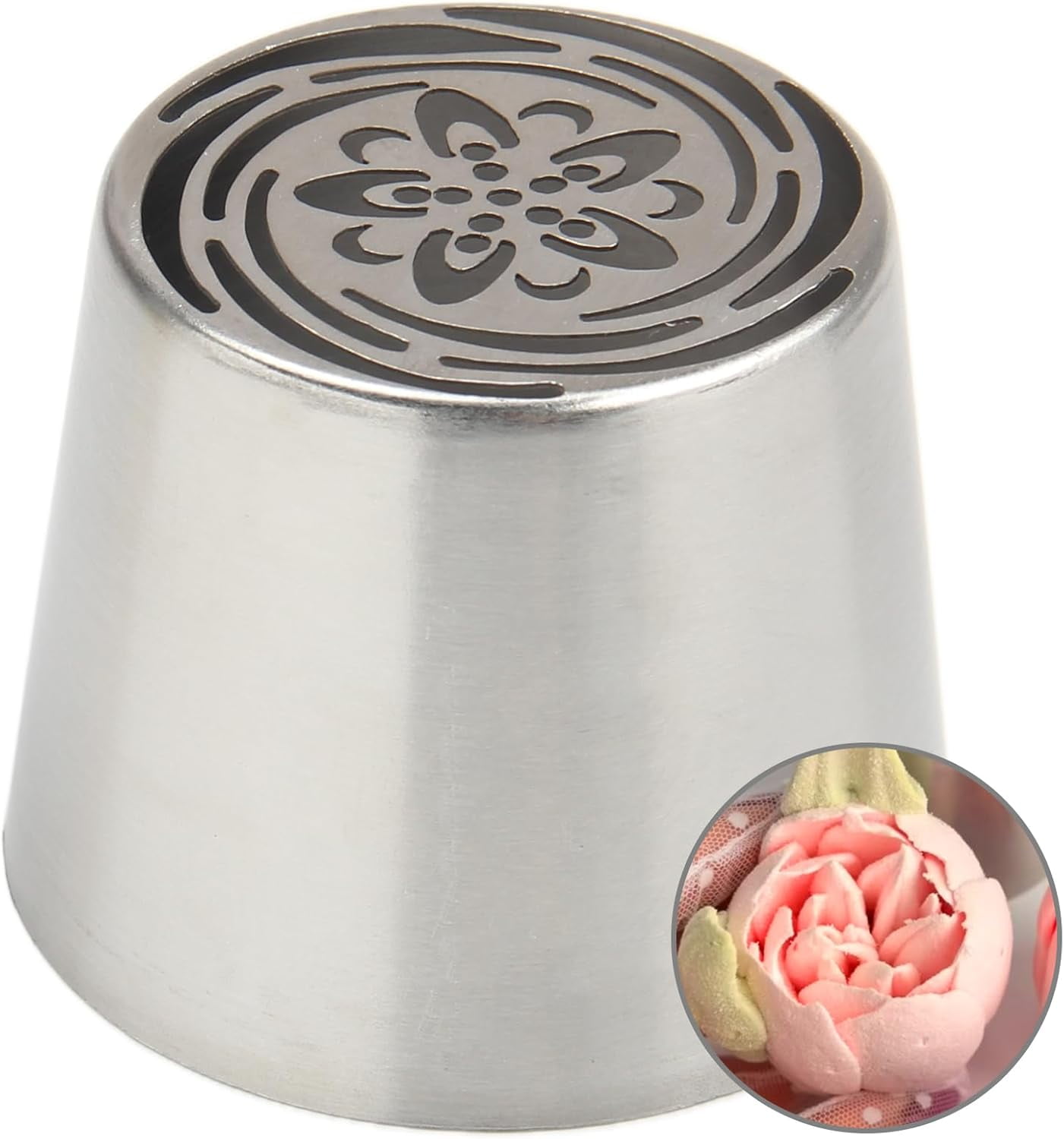 Steel Extra Large Cherry Pattern Icing Tip,Extra Large Russian Piping ...