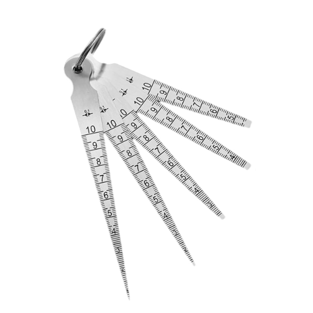 Steel Feeler Gauges Set Tapered Gaps Measuring Tool for Automotive ...