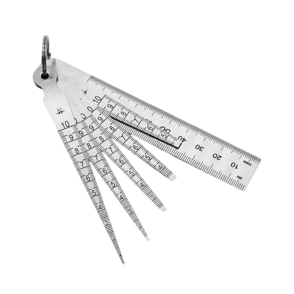 Steel Feeler Gauges Set Tapered Gaps Measuring Tool for Automotive ...