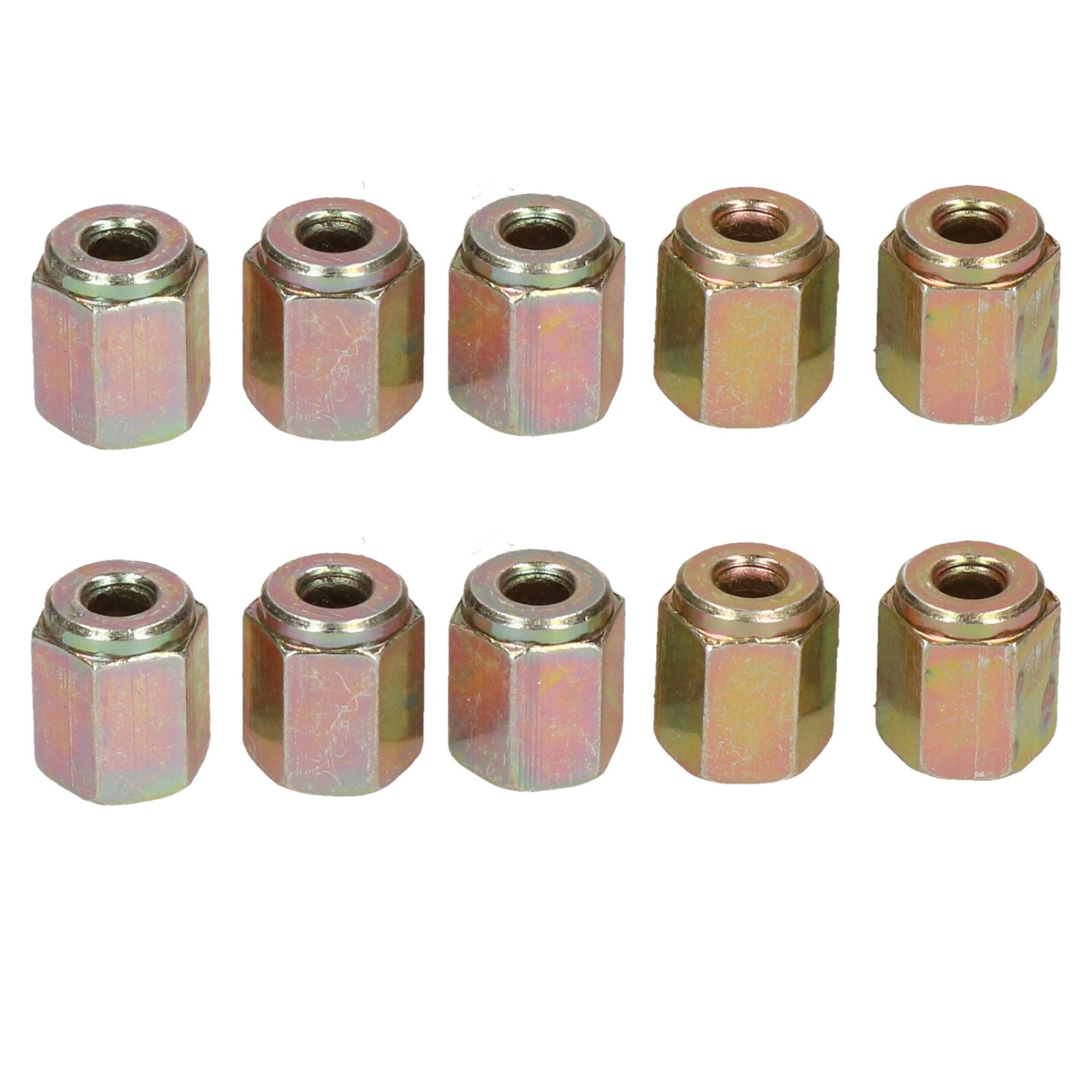 Steel Female Brake Pipe Union Fittings 10mm x 1mm for 3/16" Brake Pipe ...